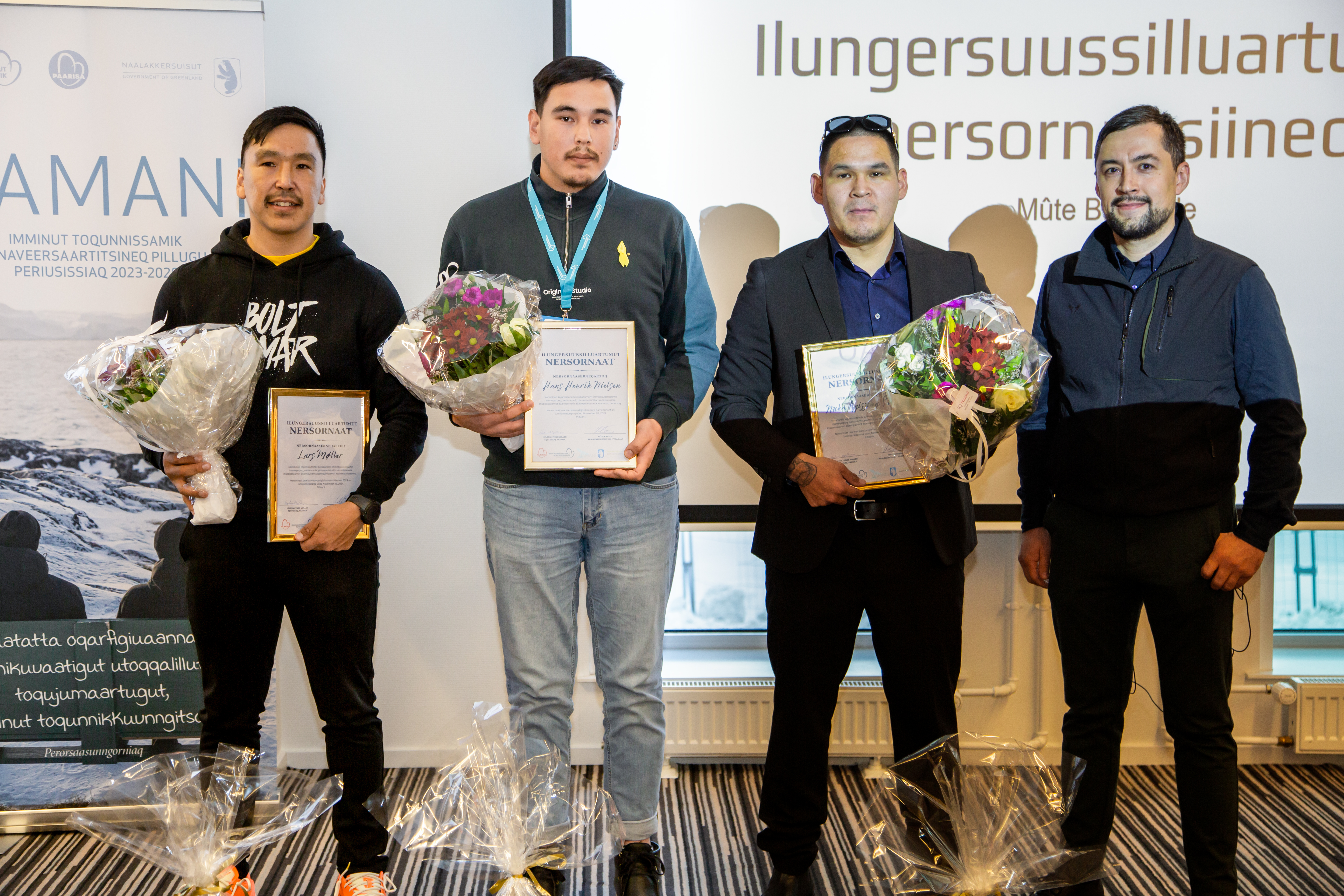 Múte uddeler pris til tre ildsjæle